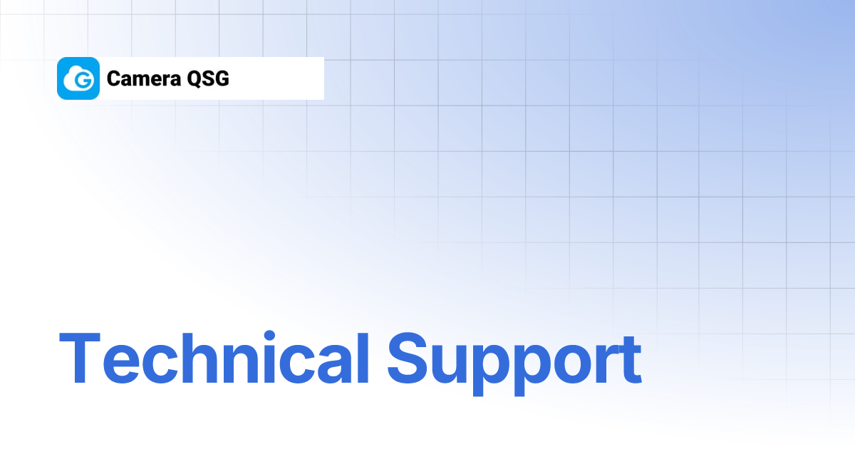 Technical Support | ECC120 QSG